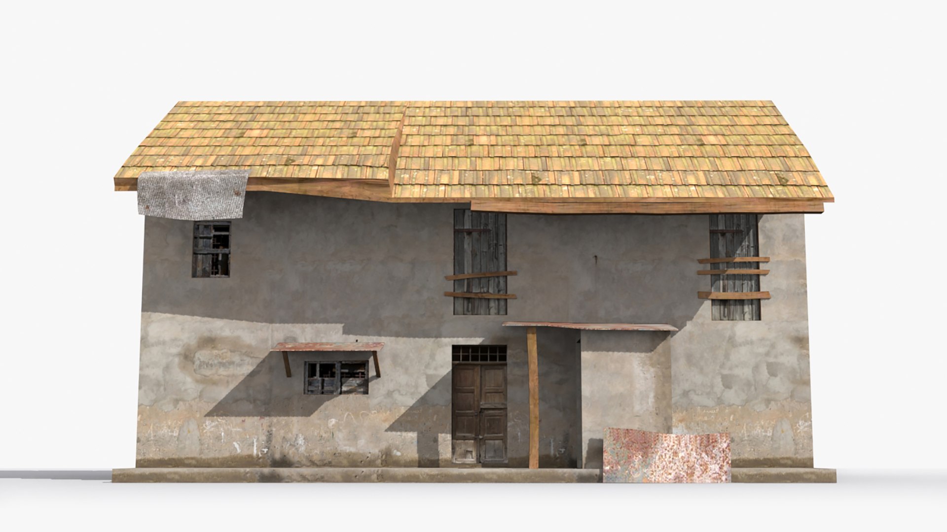 Slum Shanty Hut 3D Model - TurboSquid 1666315