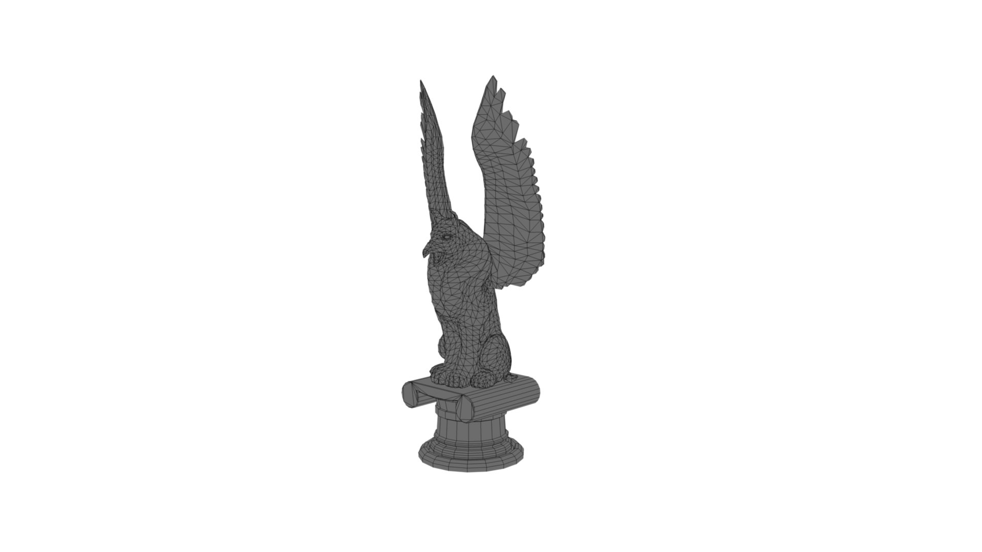 3D Gryphon Statue - TurboSquid 2256810