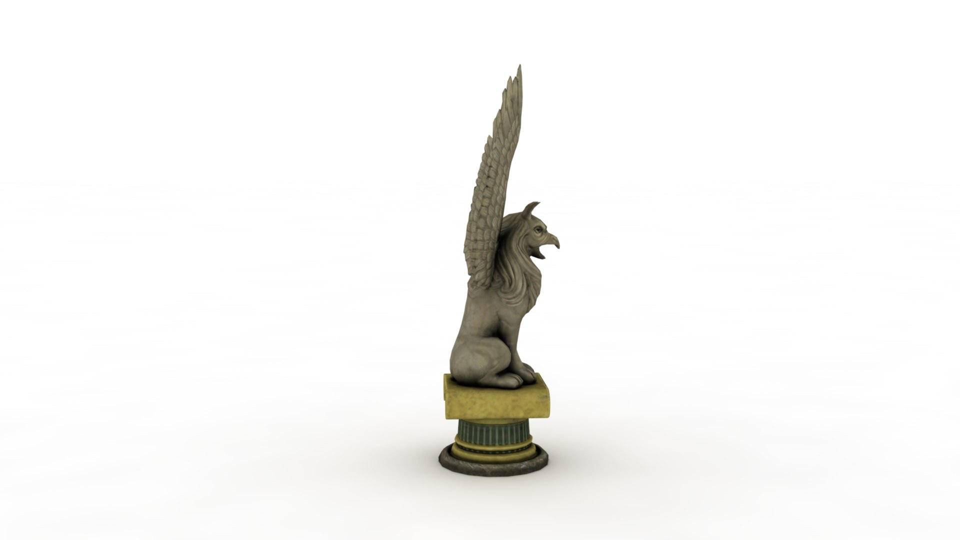 3D Gryphon Statue - TurboSquid 2256810