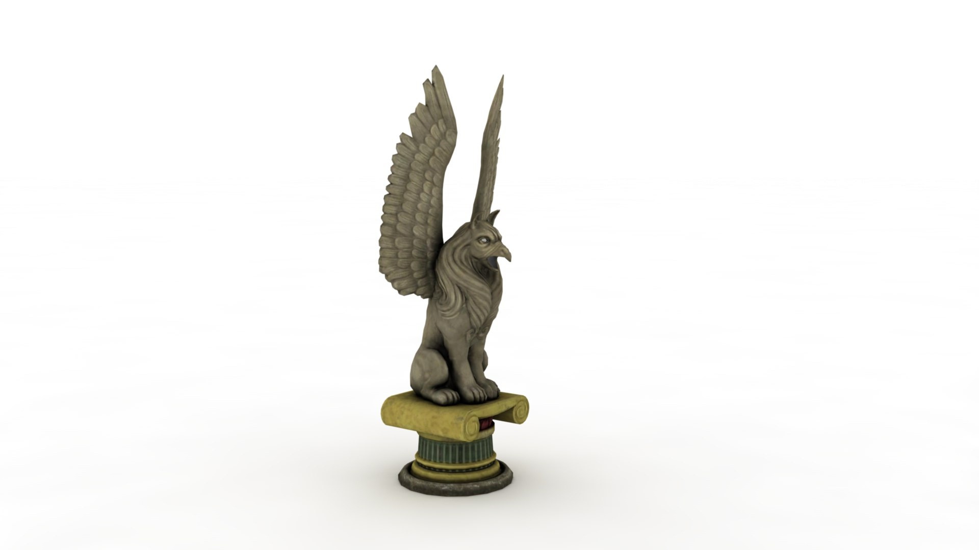 3D Gryphon Statue - TurboSquid 2256810