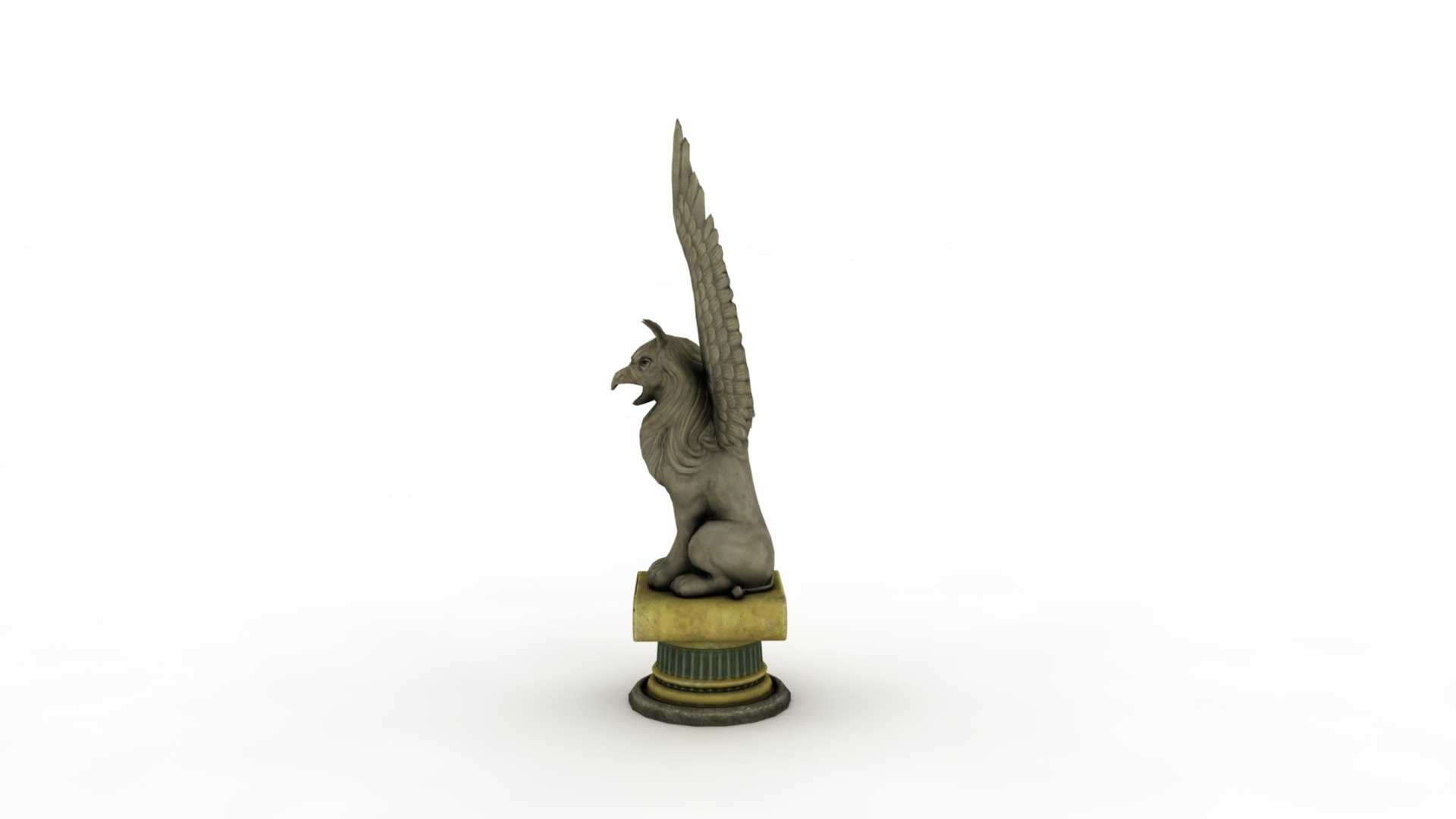 3D Gryphon Statue - TurboSquid 2256810
