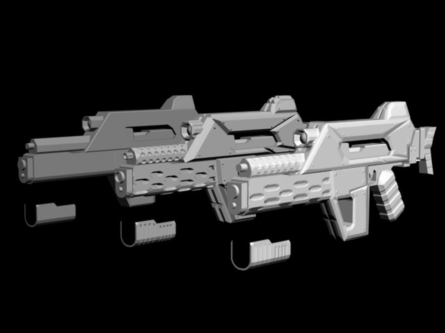 3d Assault Rifle Ax-22