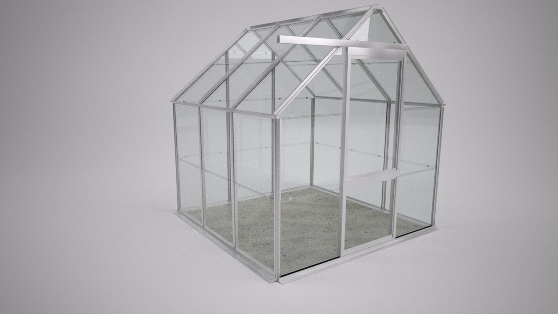 Garden Greenhouse Green House 3d Model