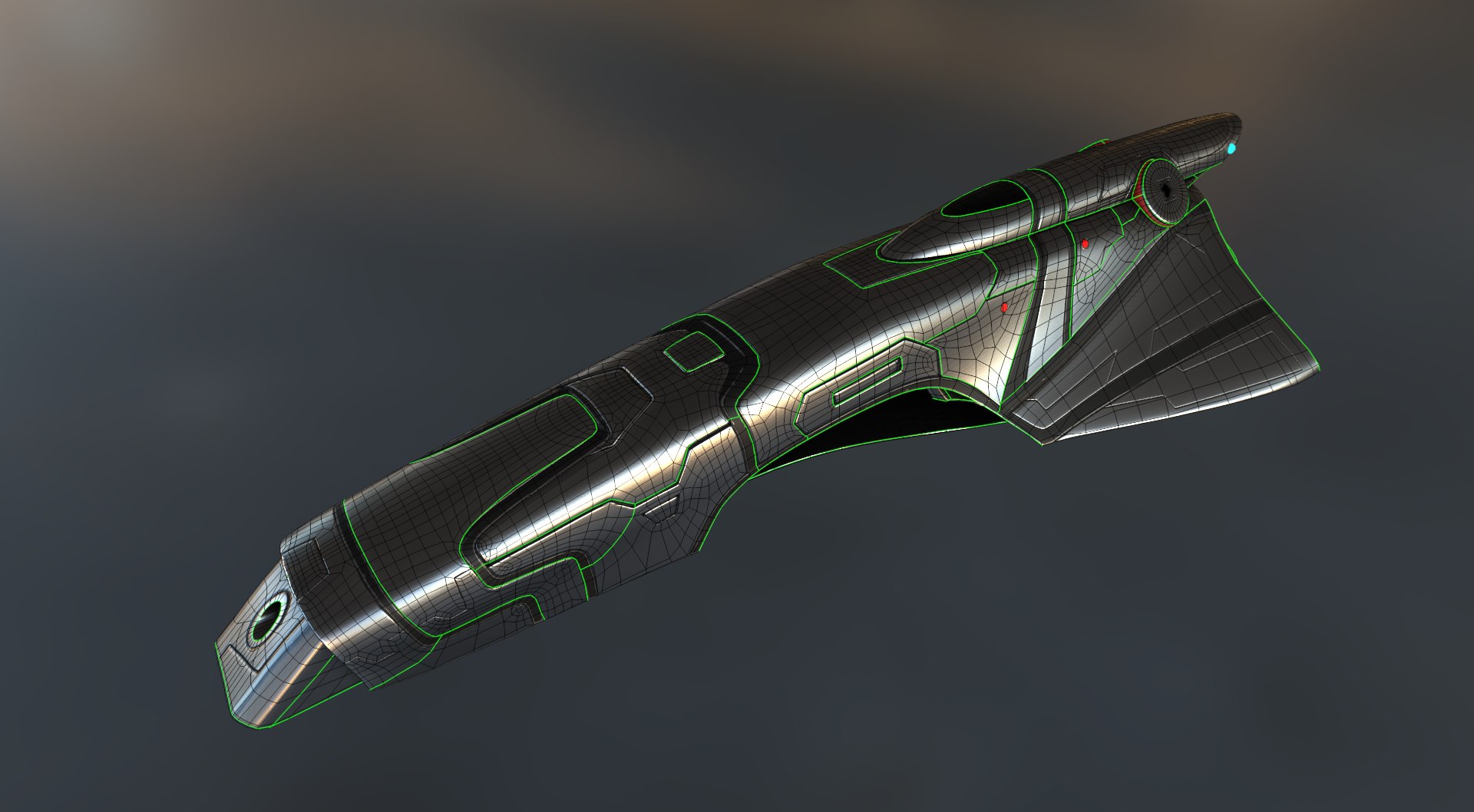 Basic Version Spaceship - Obj