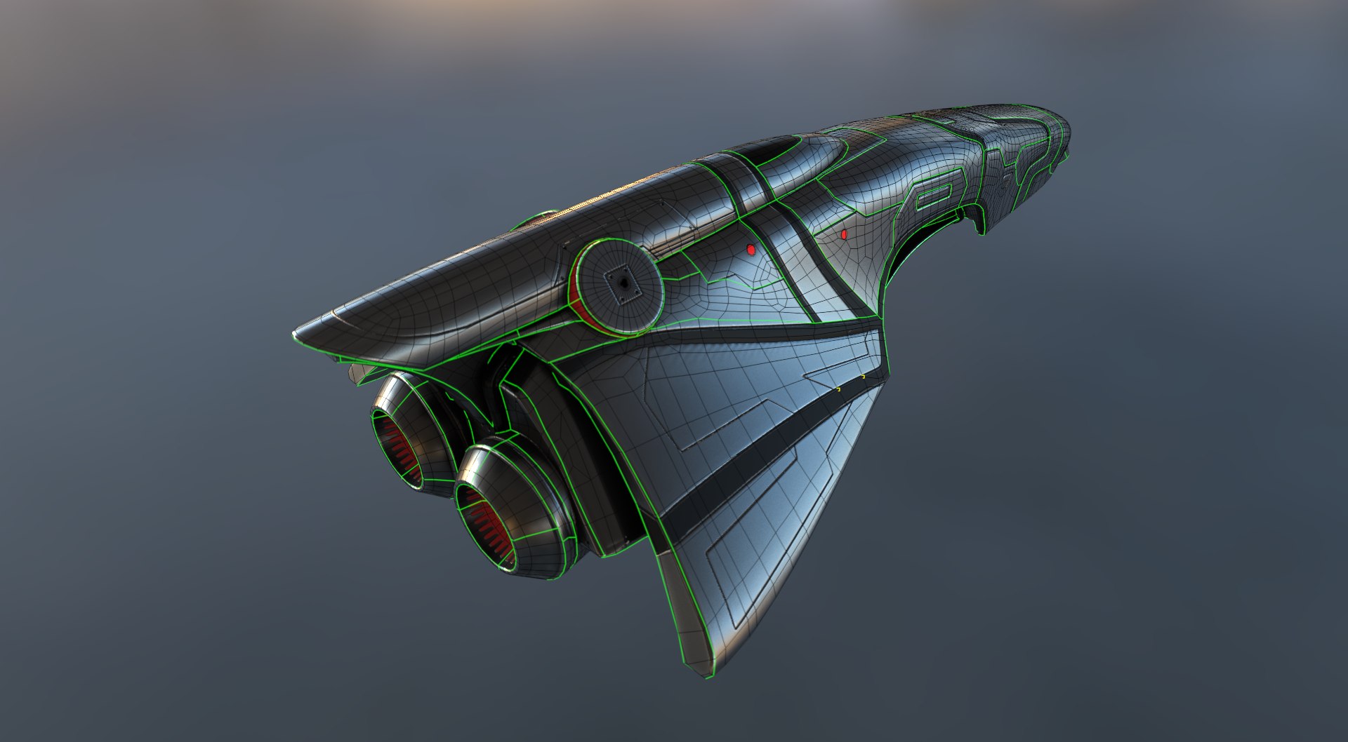 Basic Version Spaceship - Obj