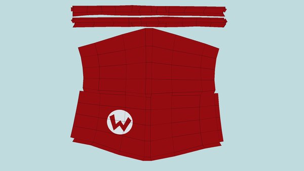 modelo 3d Mario Covid Mask CGI - Diseño de moda de personajes ...