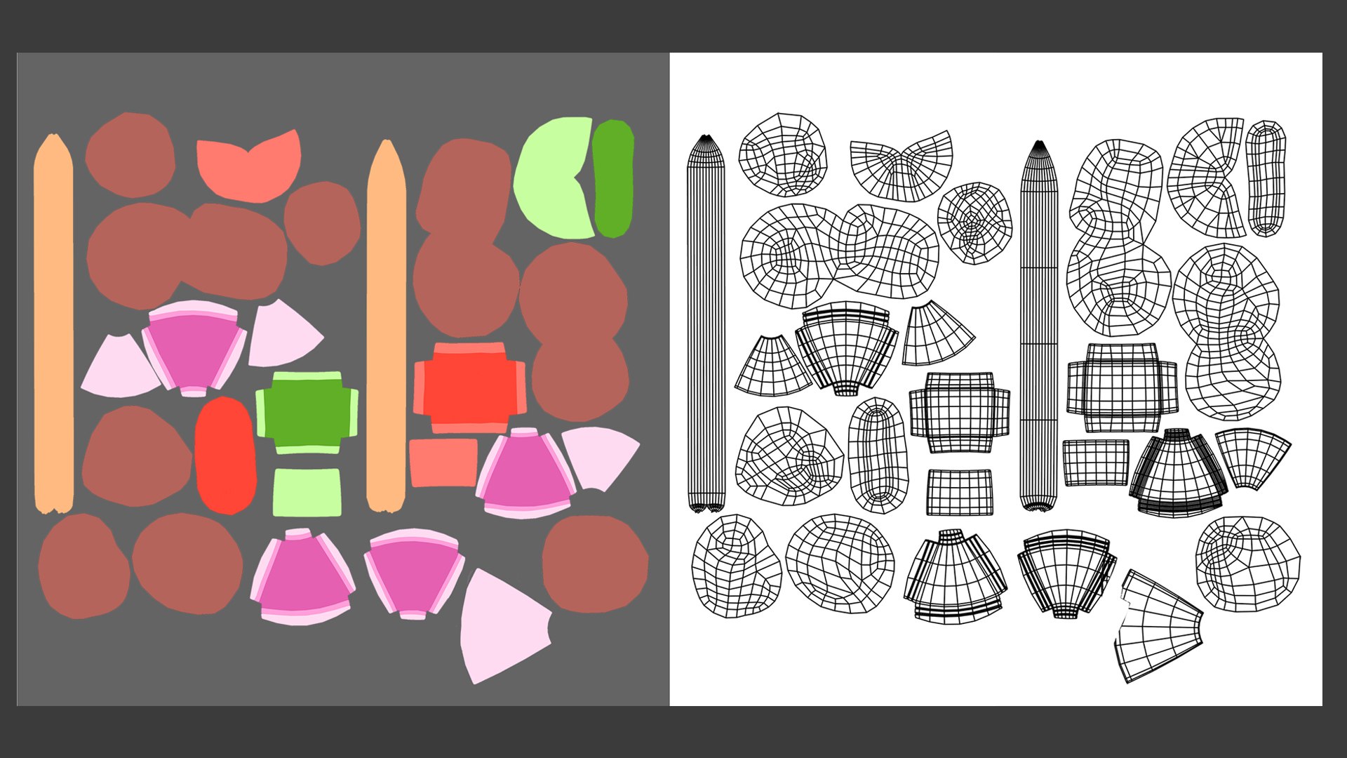 Cartoon Kebab Skewer Model - TurboSquid 1959790