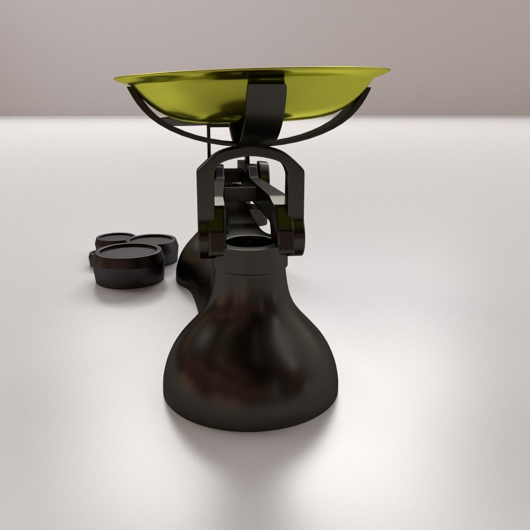 3d kitchen weighing scale