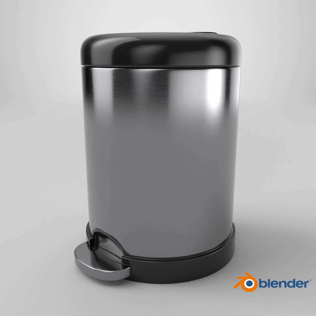 3D Trash Can Model - TurboSquid 1952675