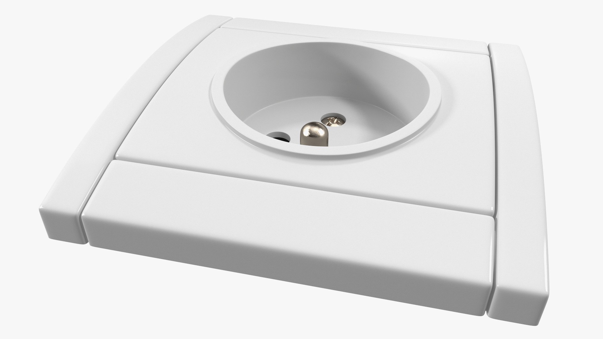 3D European Power Socket Model - TurboSquid 2247025