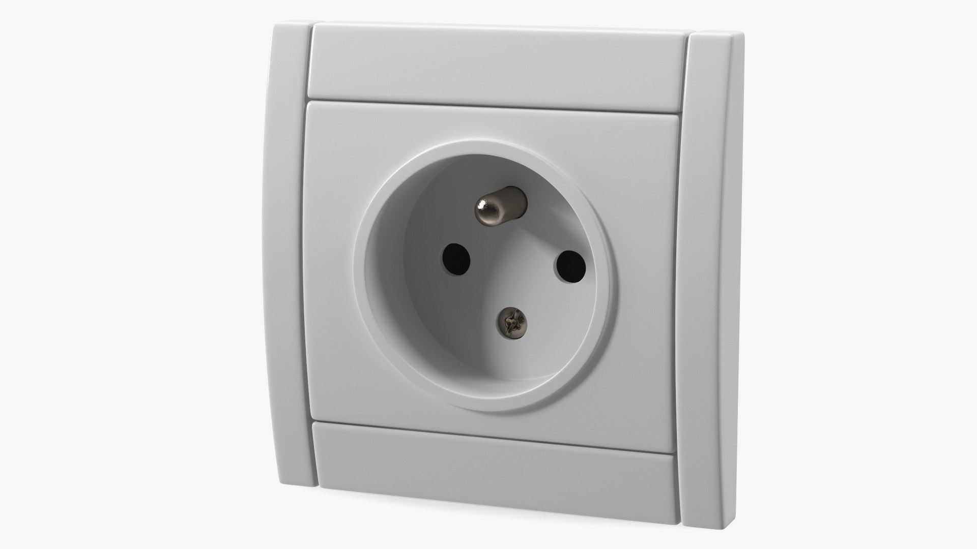 3D European Power Socket Model - TurboSquid 2247025
