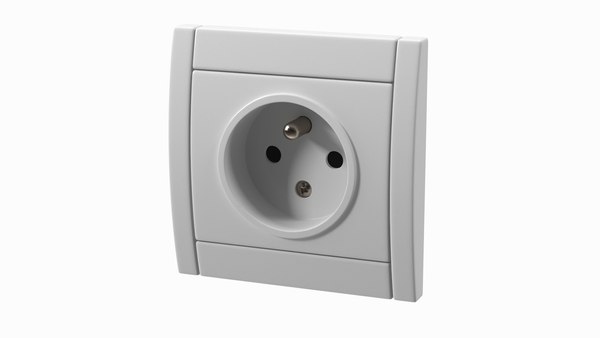 modelo 3d Toma de corriente europea - TurboSquid 2247025