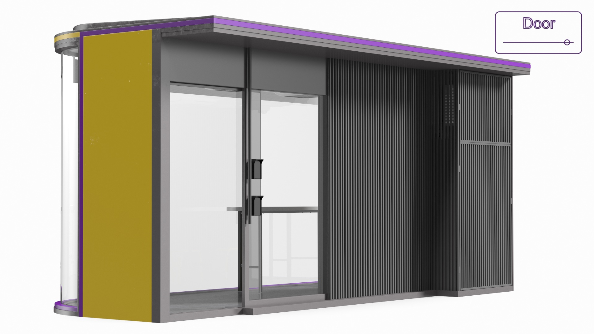 3D Smart Bus Stop Rigged Model - TurboSquid 1985448