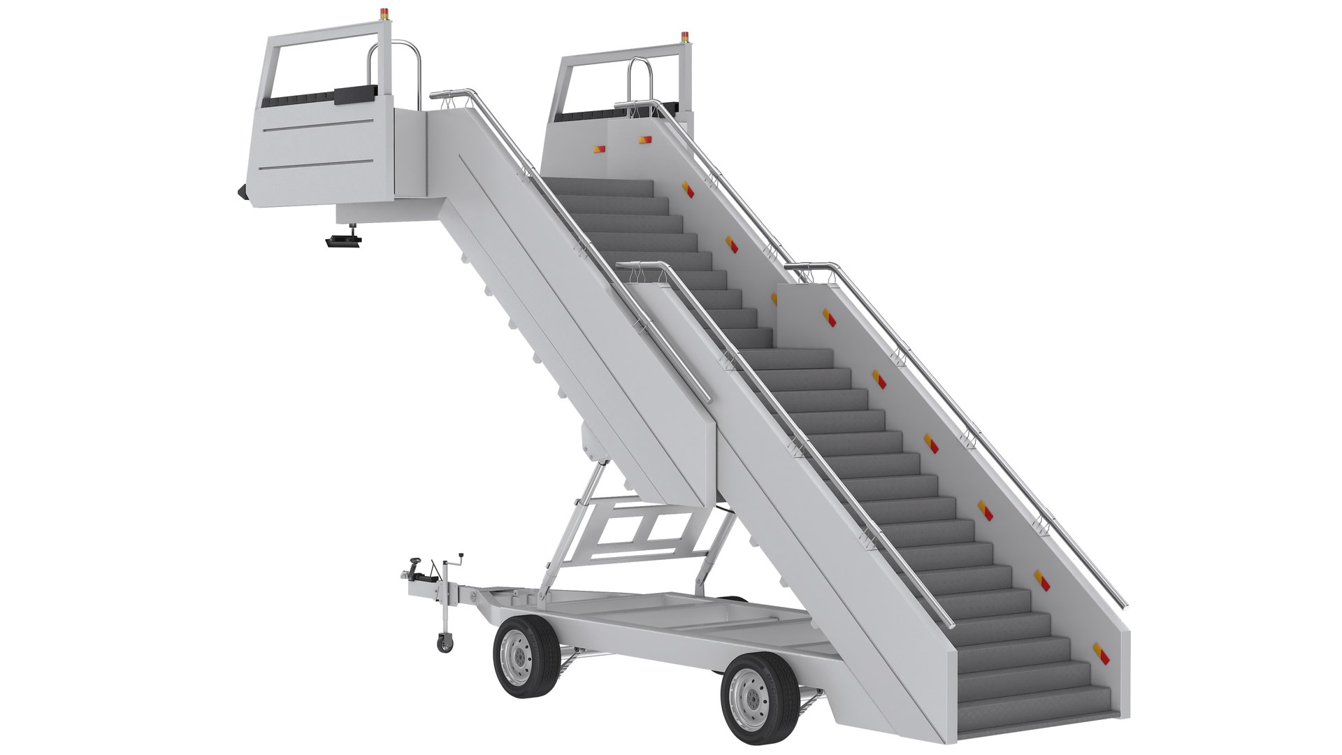 3D Passenger Airplane Steps And Jetway Model - TurboSquid 2294515