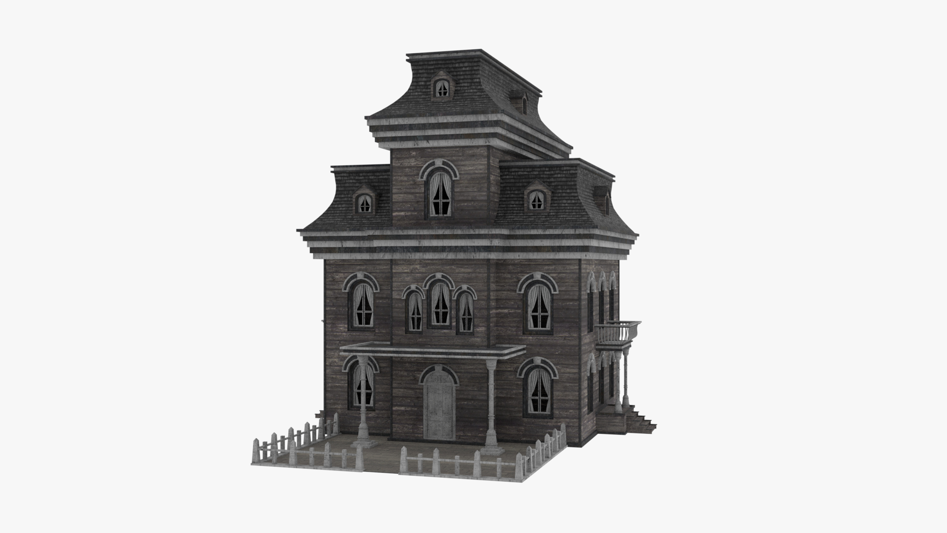 Haunted House 3D Model - TurboSquid 2273764