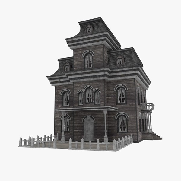 Free 3D Haunted-House Models | TurboSquid