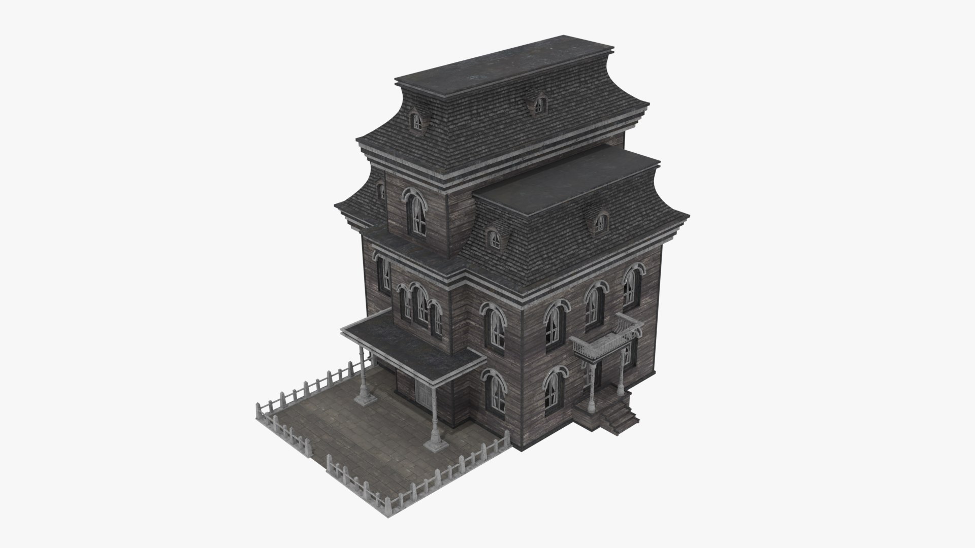 Haunted House 3D Model - TurboSquid 2273764
