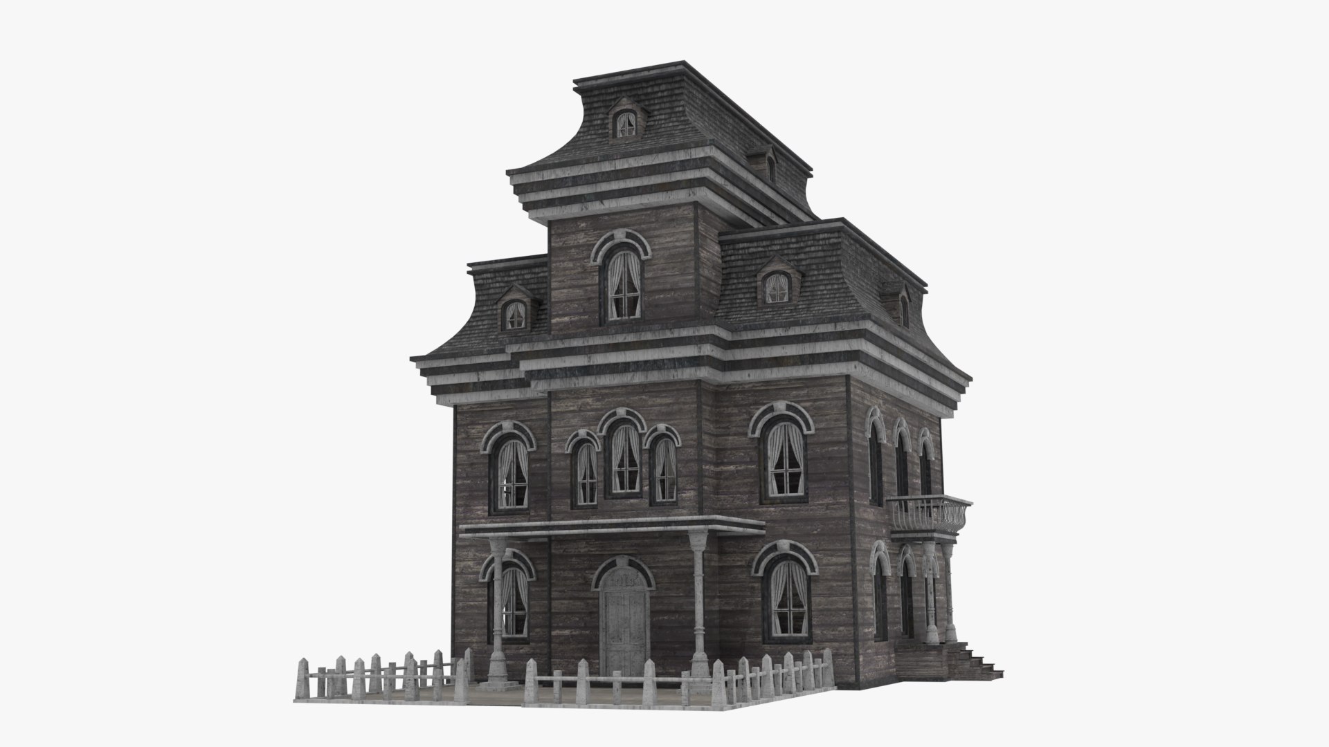 Haunted House 3D Model - TurboSquid 2273764