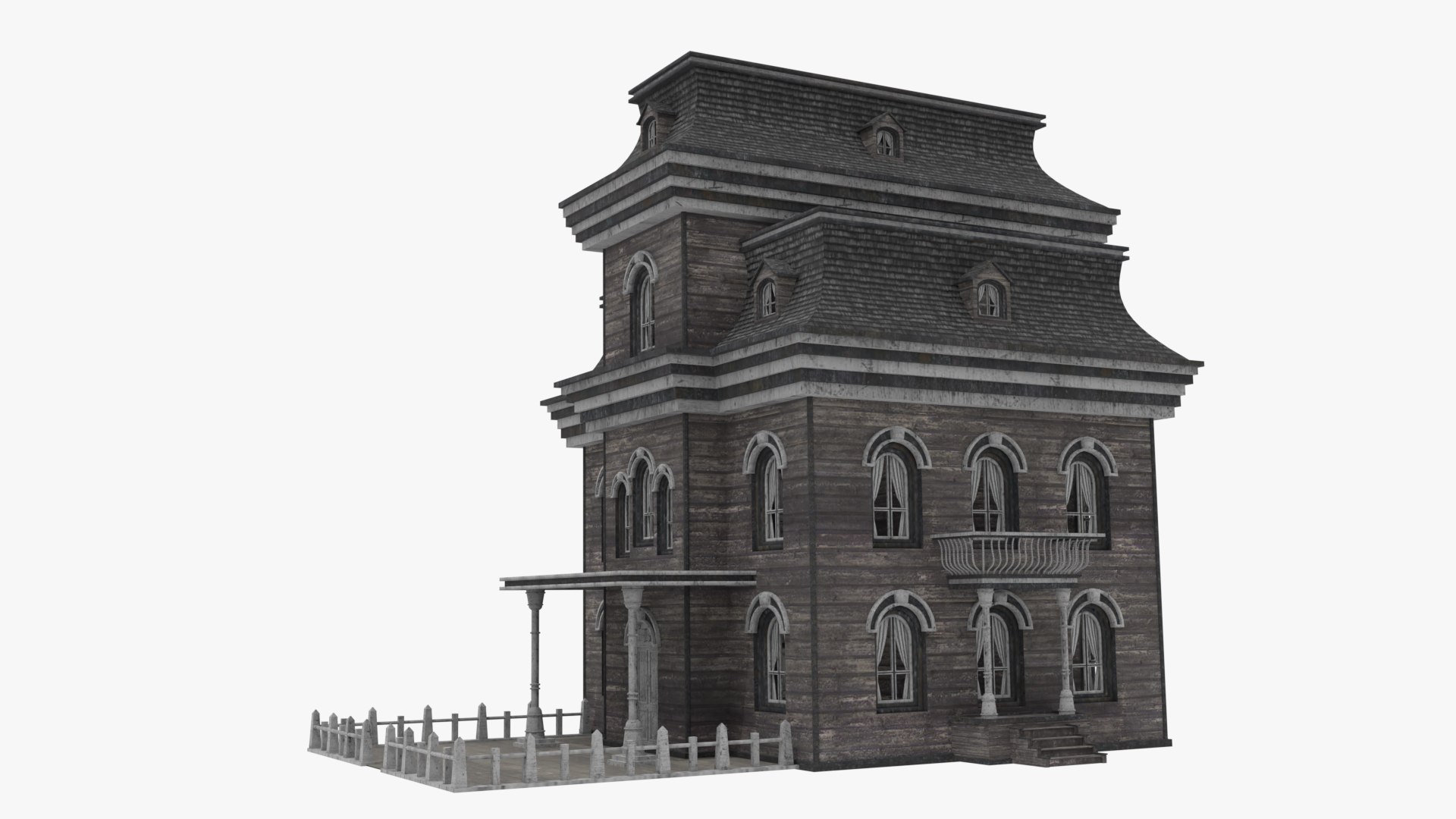 Haunted House 3D Model - TurboSquid 2273764