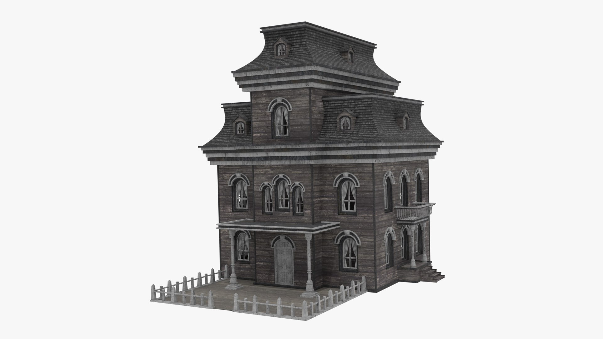 Haunted House 3D Model - TurboSquid 2273764