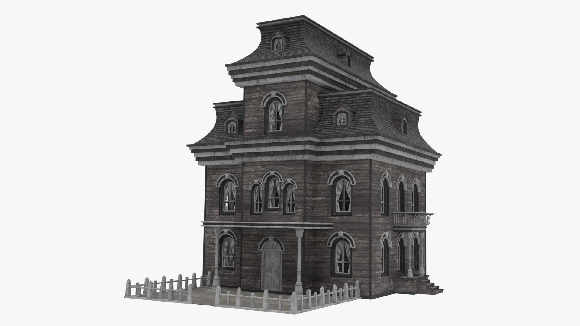 Haunted House 3D Model - TurboSquid 2273764