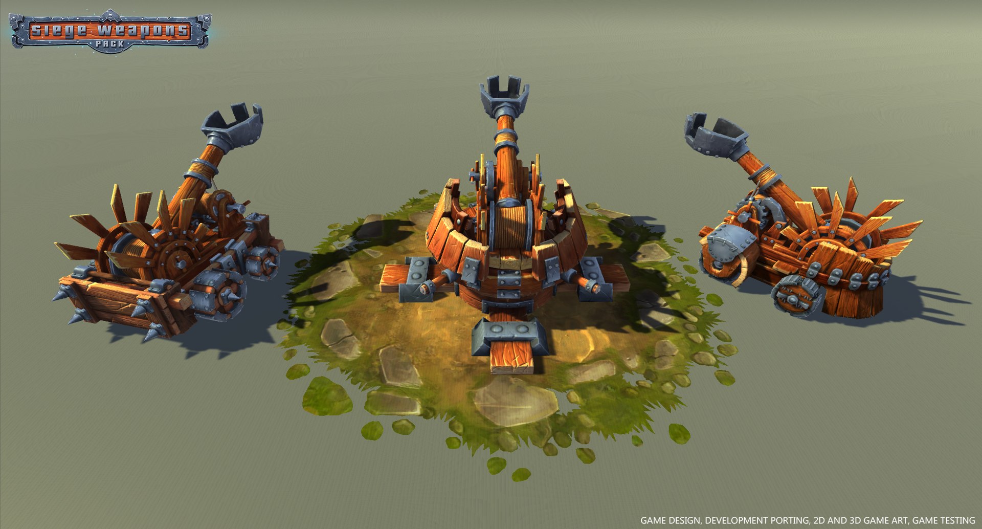 3dsmax Pack Siege Weapons