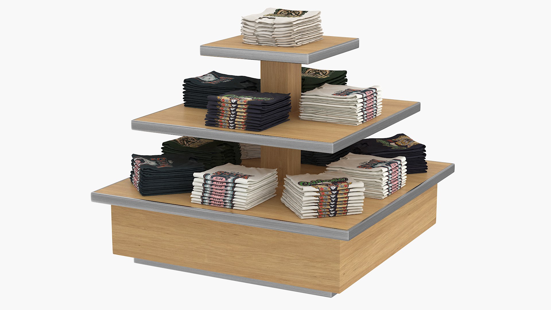 T-Shirt Pyramid Display 3 Model - TurboSquid 2000984
