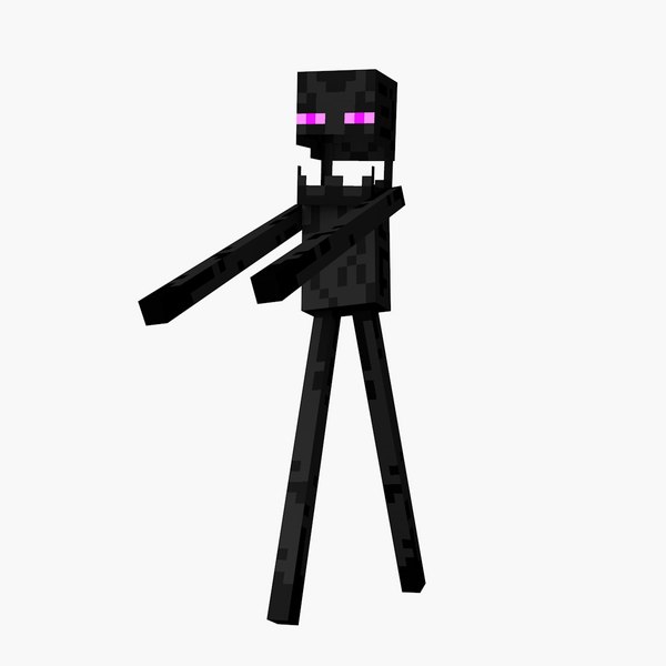 modelo 3d Enderman Minecraft - TurboSquid 2020357