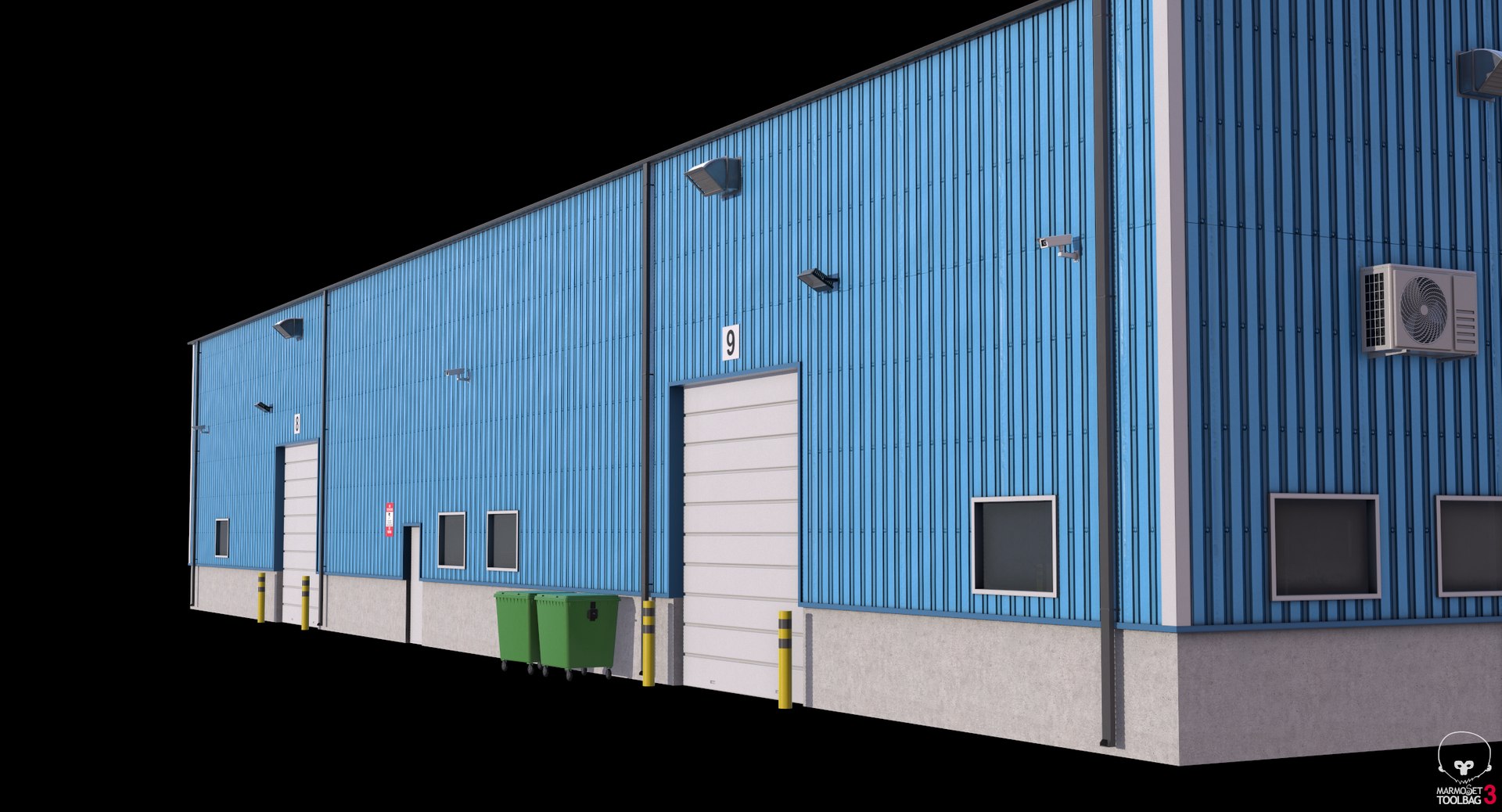 3D Industrial Building 4 Model - TurboSquid 2422588