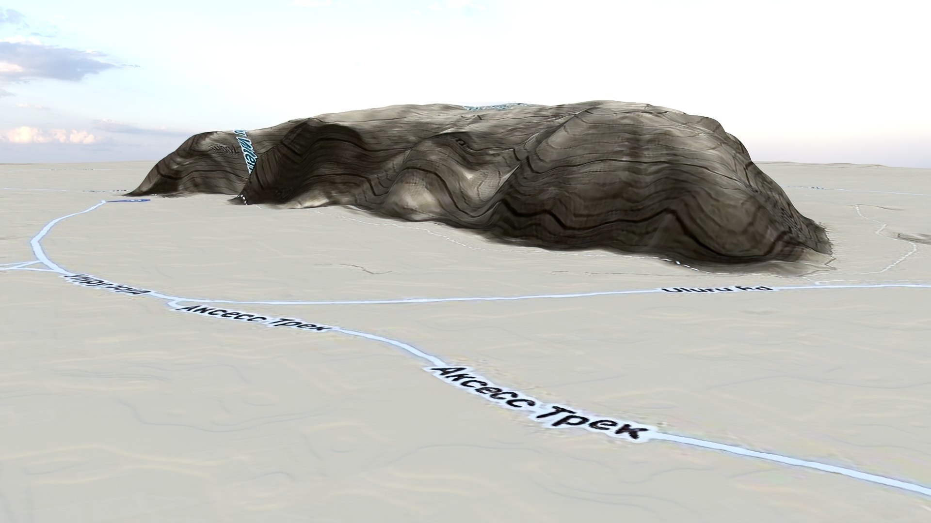 Uluru-Ayers Rock Australia 3D Model - TurboSquid 2074932