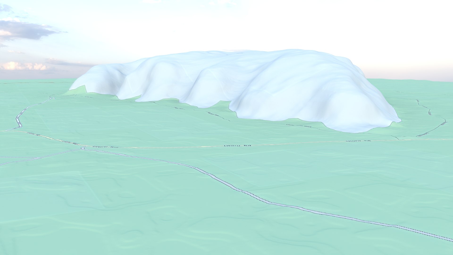 Uluru-Ayers Rock Australia 3D model - TurboSquid 2074932