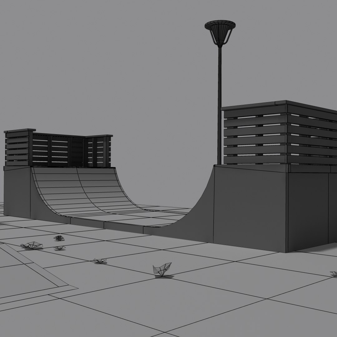 Halfpipe Coz111107 3d Model