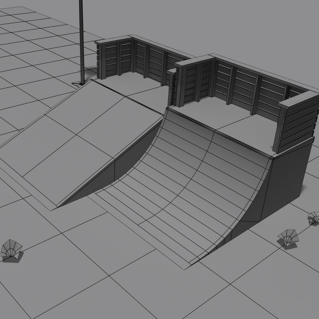 Halfpipe Coz111107 3d Model