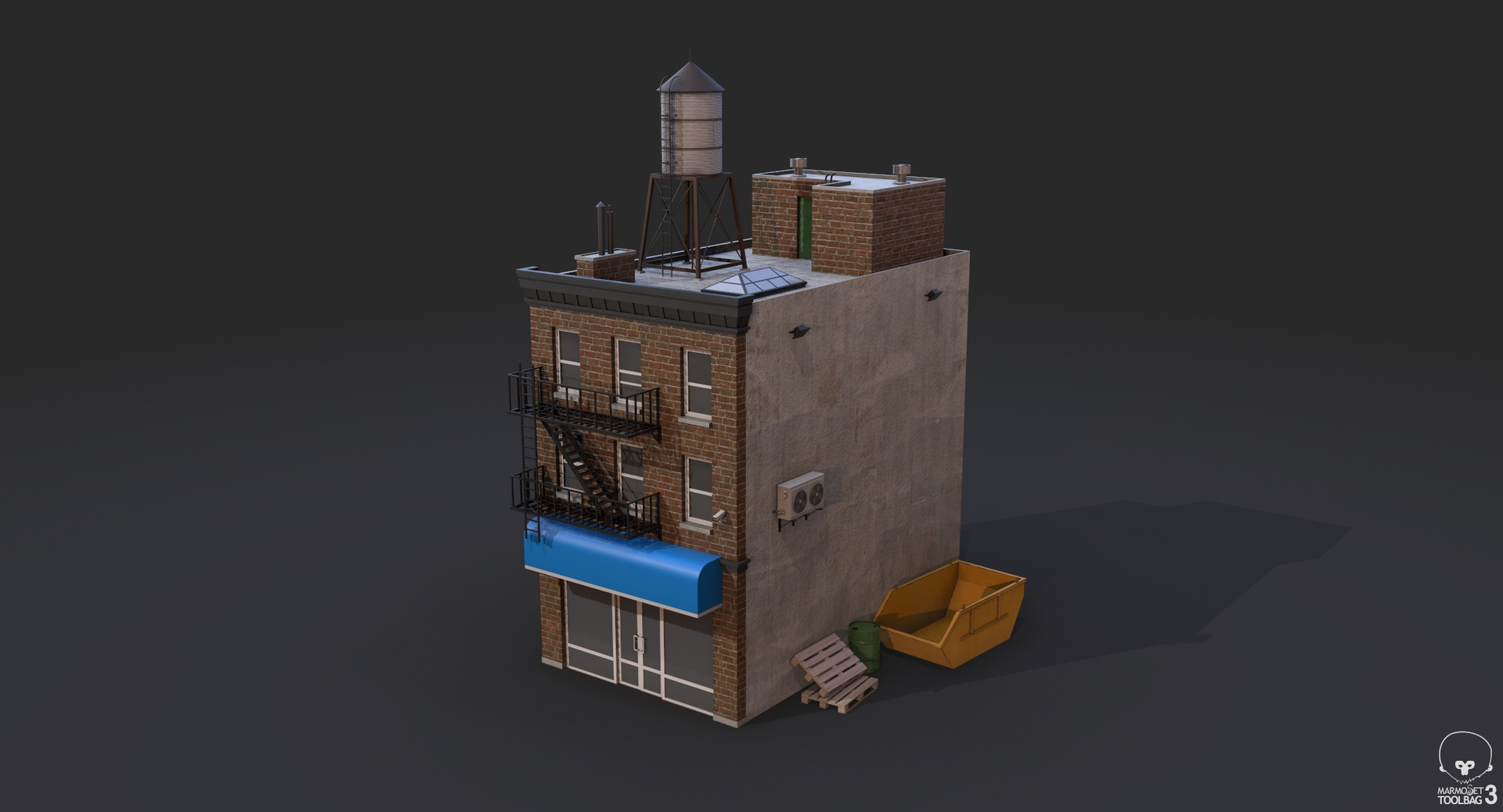 Apartment Building 39 3D - TurboSquid 2142079