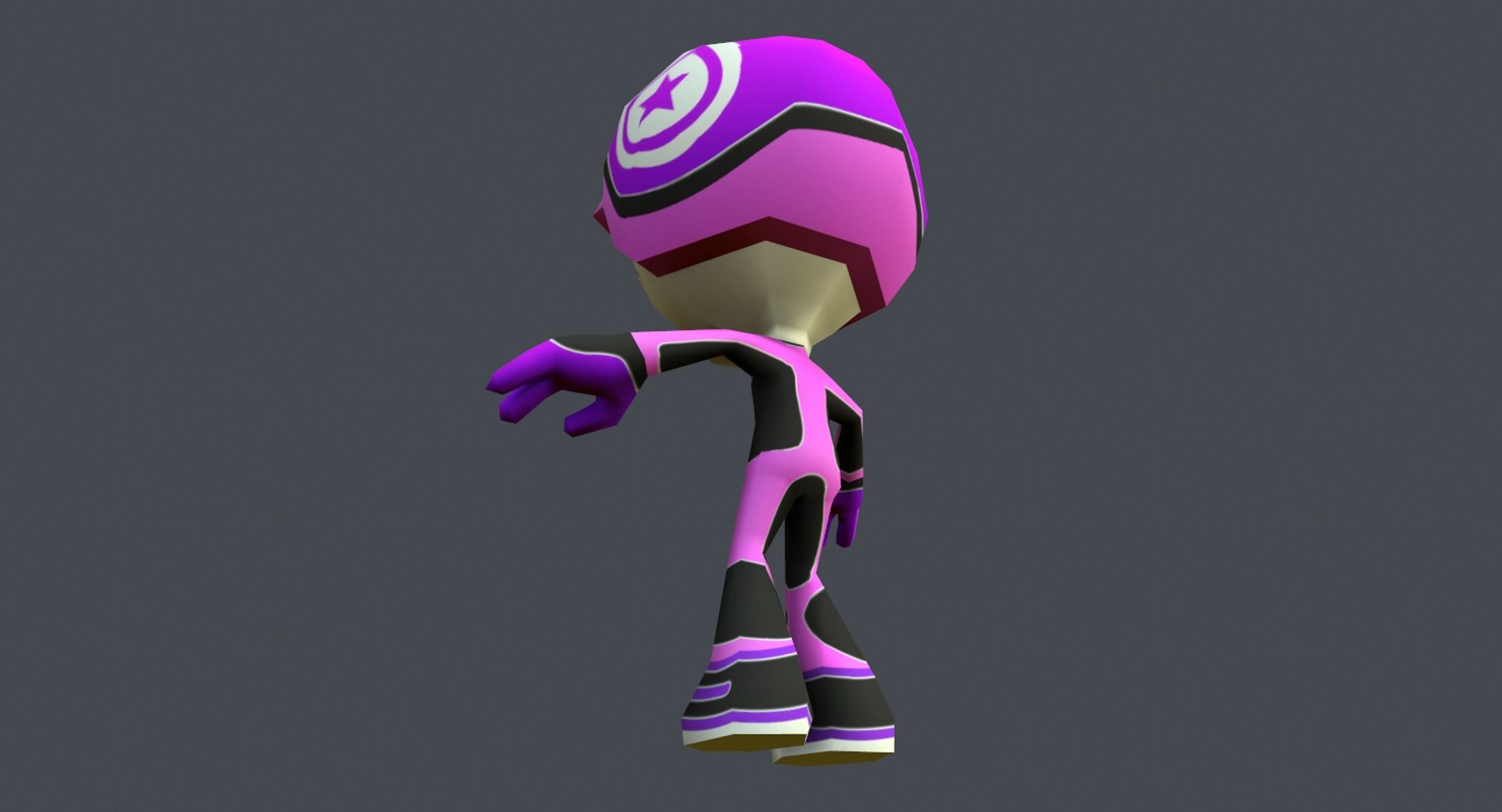 3d Character Riders Mesh Model