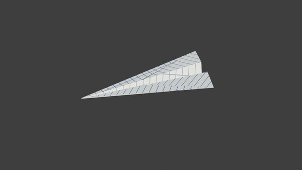 Paper Airplane FBX Models for Download | TurboSquid