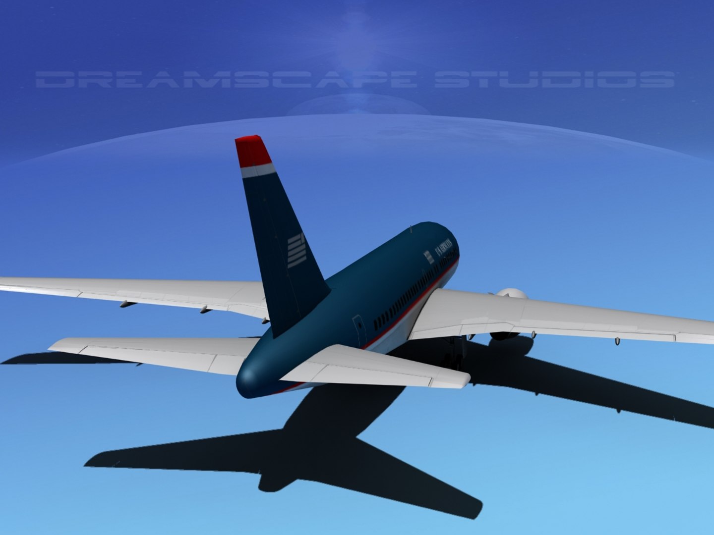3d Boeing 767 767-100