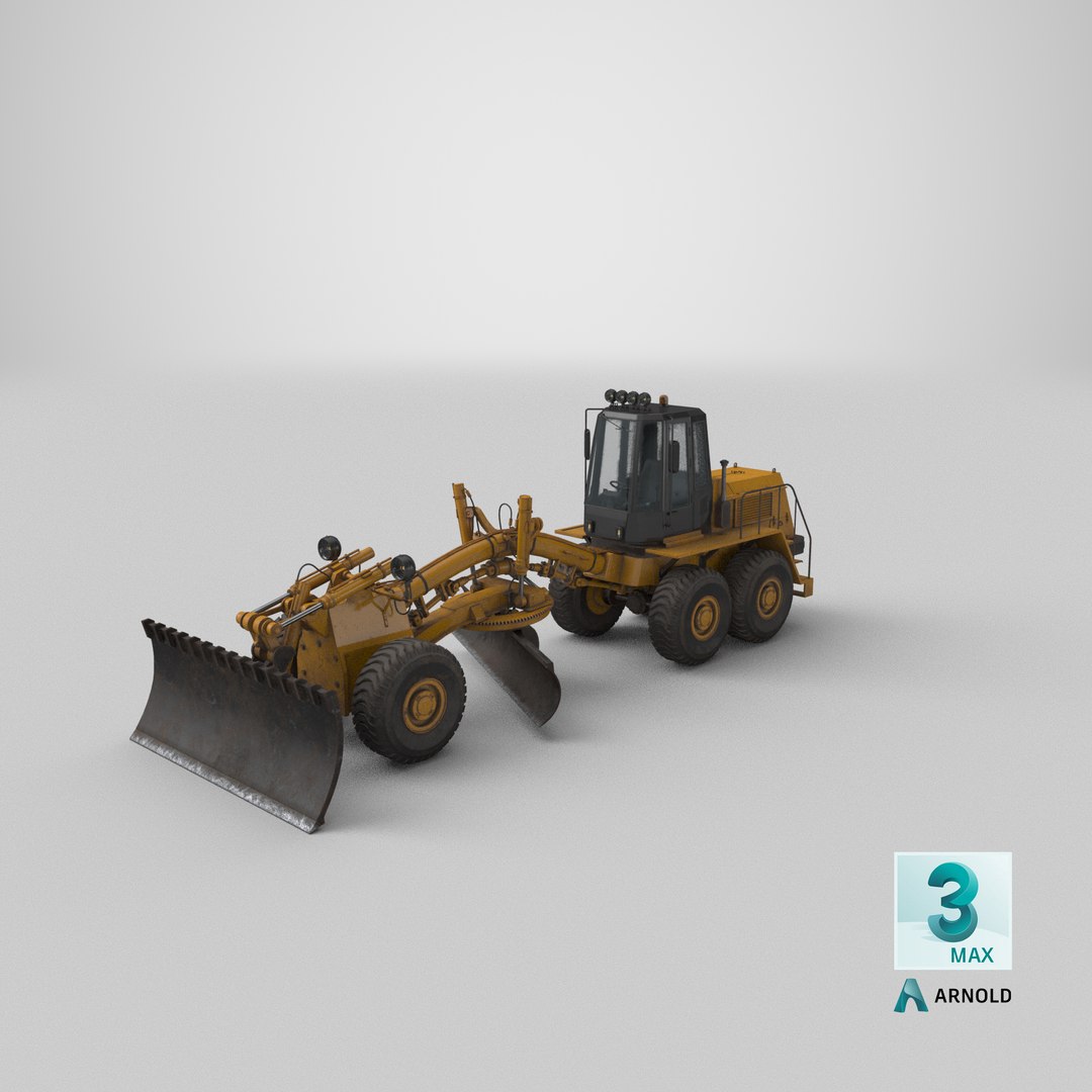 Grader PBR 3D Model - TurboSquid 2169522