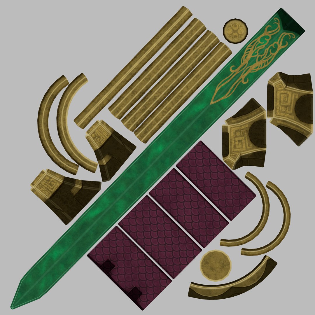 3D Jade Blade Collection - TurboSquid 2417636