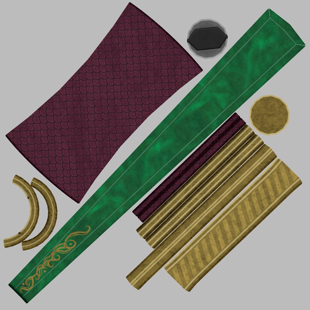 3D Jade Blade Collection - TurboSquid 2417636