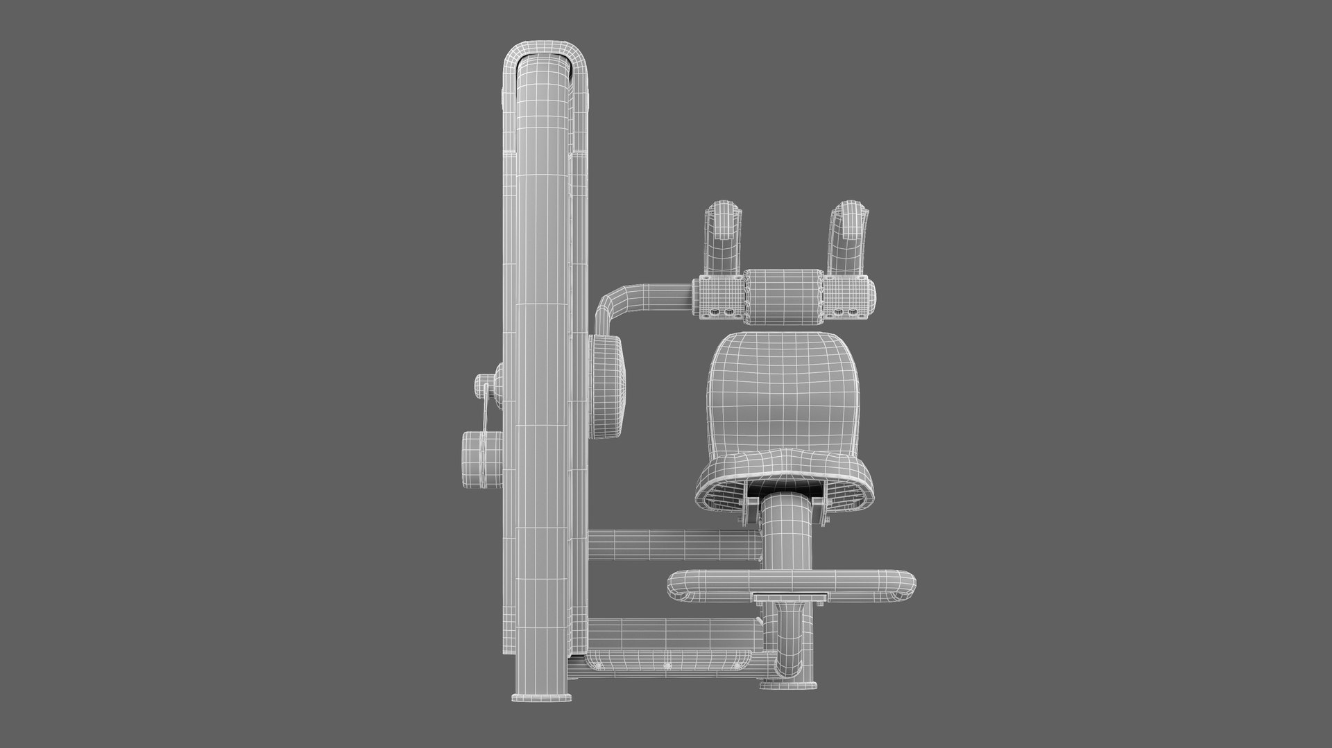 Technogym Selection 700 - Abdominal Crunch 3D Model - TurboSquid 2232933