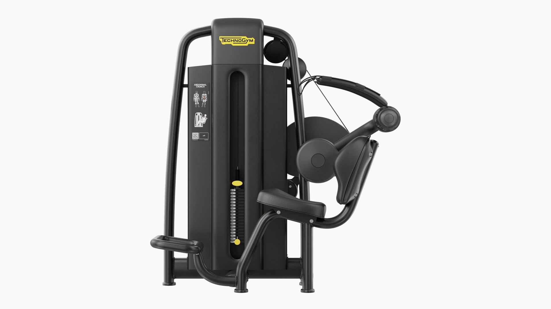 Technogym Selection 700 - Abdominal Crunch 3D Model - TurboSquid 2232933
