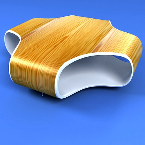 free modern table 3d model