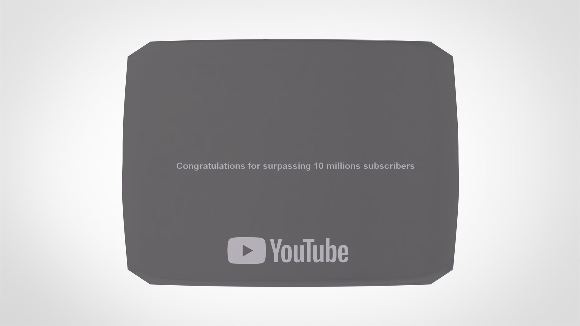 3D Youtube Diamond Play Button - TurboSquid 1538404