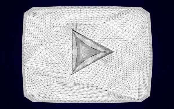 3D youtube diamond play button - TurboSquid 1538404