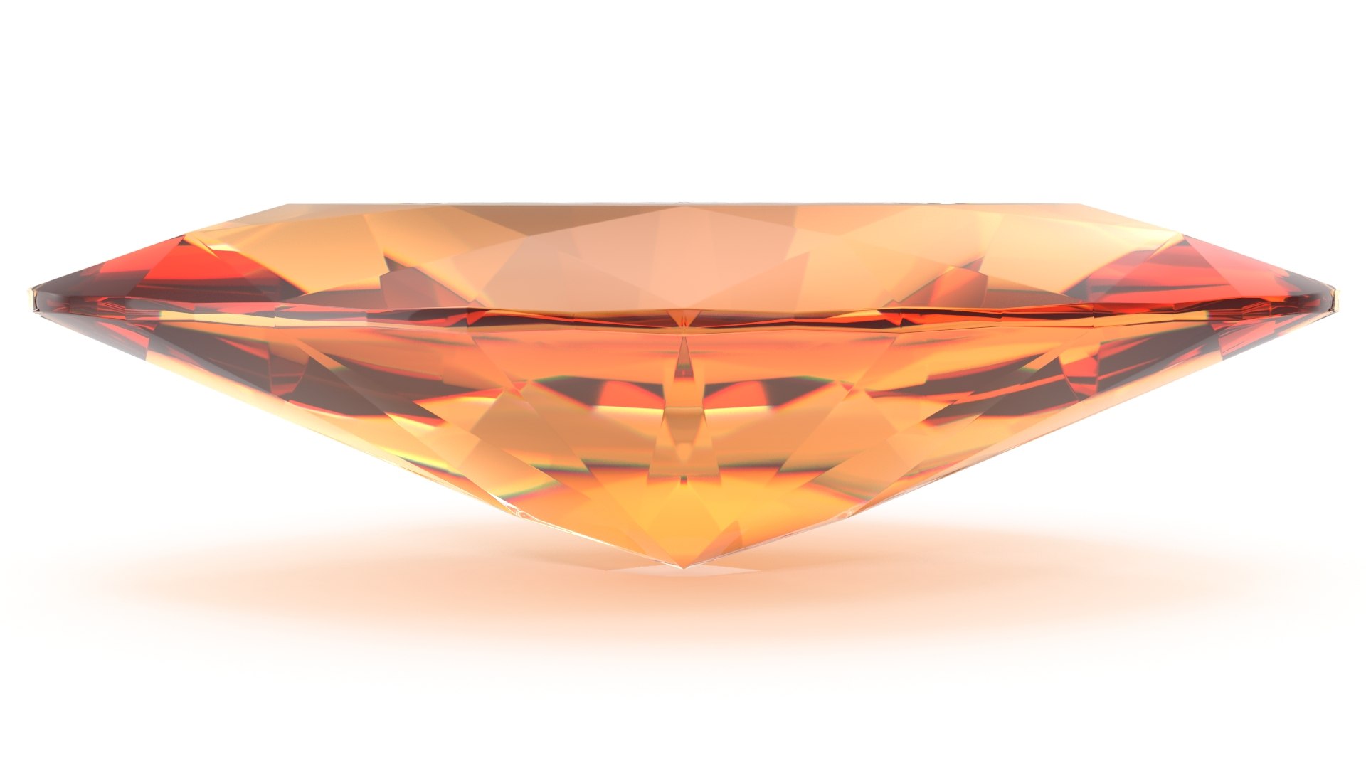 3D Marquise Cut Imperial Topaz Model - TurboSquid 1832657