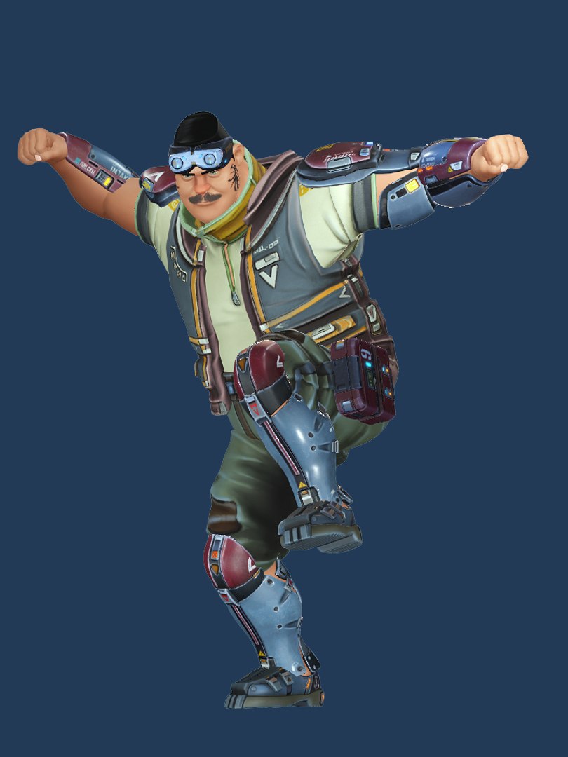 Cartoon Rigged Sci-Fi Gray Soldier-Man Character 3D Model 3D Model ...