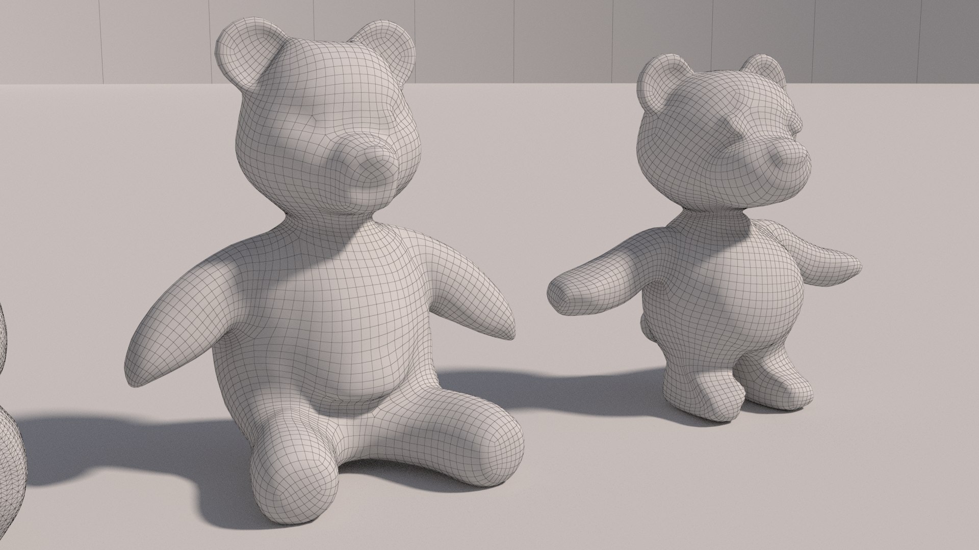 4 Teddy Bear 3D Model - TurboSquid 2329499