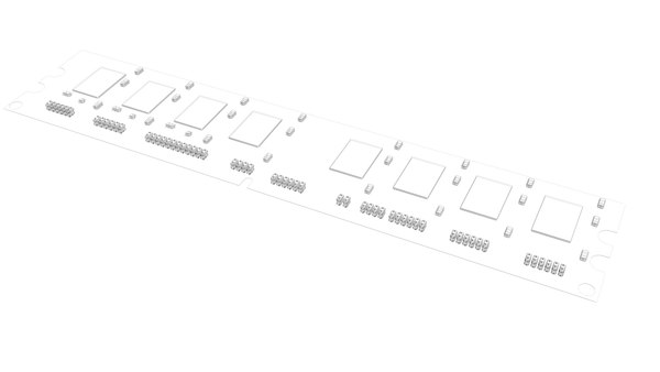 3D model DDR4 SDRAM Memory Module - TurboSquid 1768698