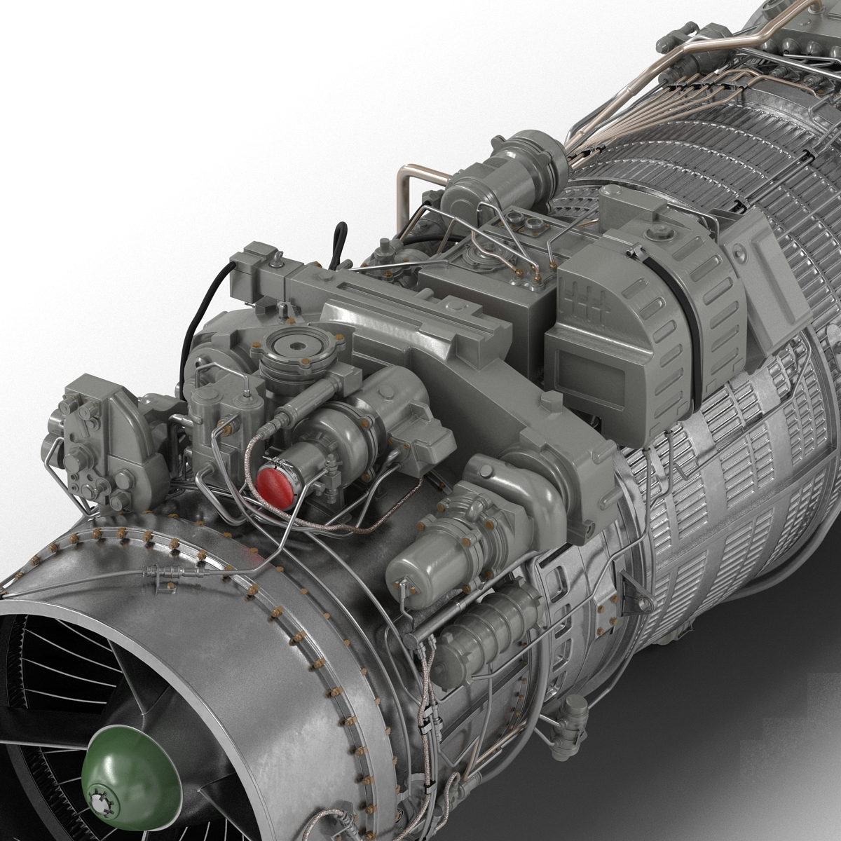 Turbofan 엔진 Klimov RD-33 3D 모델 - TurboSquid 1020038